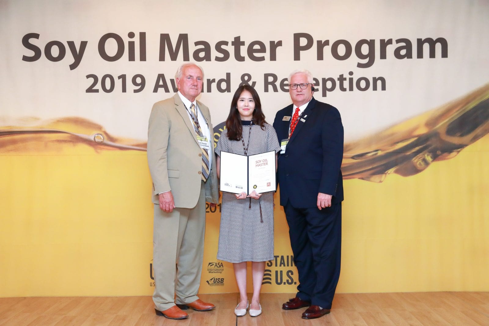 U.S. Soy Grower Leader Participates in 2019 Korea Soybean Oil Masters ...